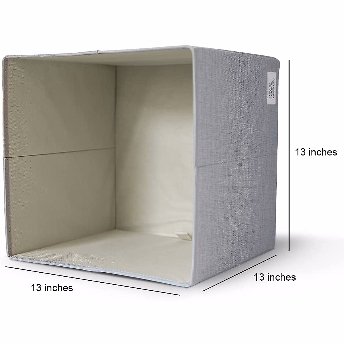 Gav & Griff E. Bear Co. Sloth Storage Cube, Box, Organizer, Container, Bin, 13 inch Kids Cubby, Sloth Design 3 Grey