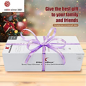 Sous Vide Cooker Ultra-Quiet: Color LCD Recipes IPX7 Waterproof circulator cooker Brushless DC motor 1100 Watts Immersion Circulator Include Sous Vide Cookbook by KitchenBoss (G320 Silver)