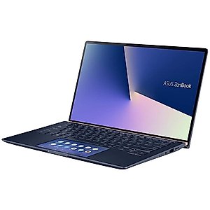 ASUS ZenBook 14 Ultra-Slim Laptop 14” Full HD NanoEdge Bezel, Intel Core i7-8565U, 16GB RAM, 512GB PCIe SSD, GeForce MX250, Innovative ScreenPad 2.0, Windows 10 Pro, UX434FL-DB77, Royal Blue