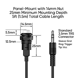 NEUMI Atom 4K Lite Ultra-HD Digital Media Player with Motion Sensor and Push Button Trigger Bundle, Plays 4K/UHD Videos from USB Drives and SD Cards, HEVC/H.265, HDMI, Automatic Playback and Looping