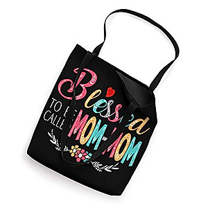 Blessed to be called Mom-mom Colorful For Grandma Tote Bag