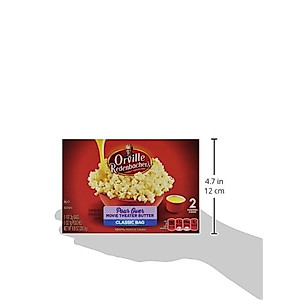 Orville Redenbacher's Gourmet Microwave Popcorn, Pour-Over, Movie Theater Butter, 2-Count (Pack of 6)