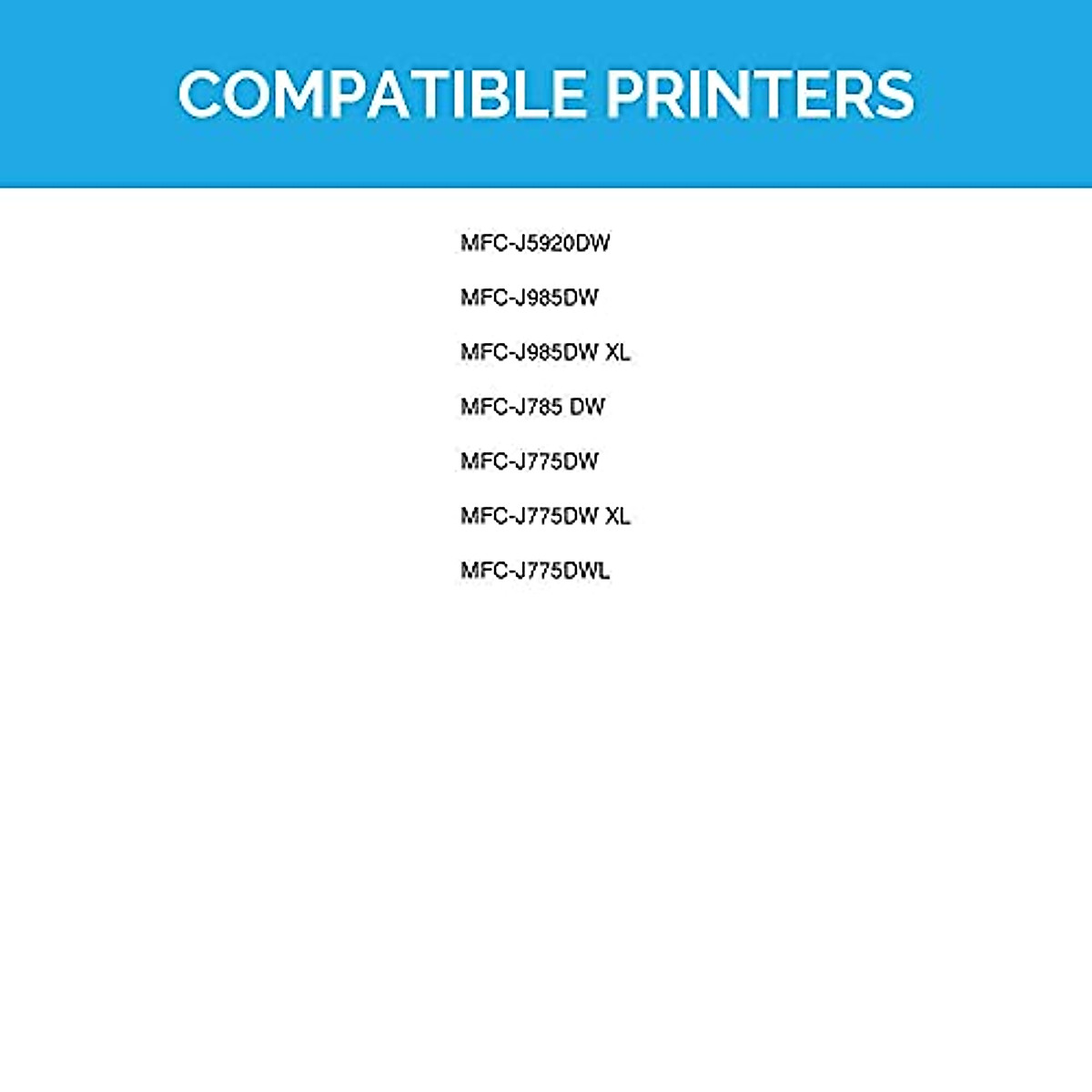 LD Compatible-Ink-Cartridge Replacement for Brother LC20EY Super High Yield (Yellow)