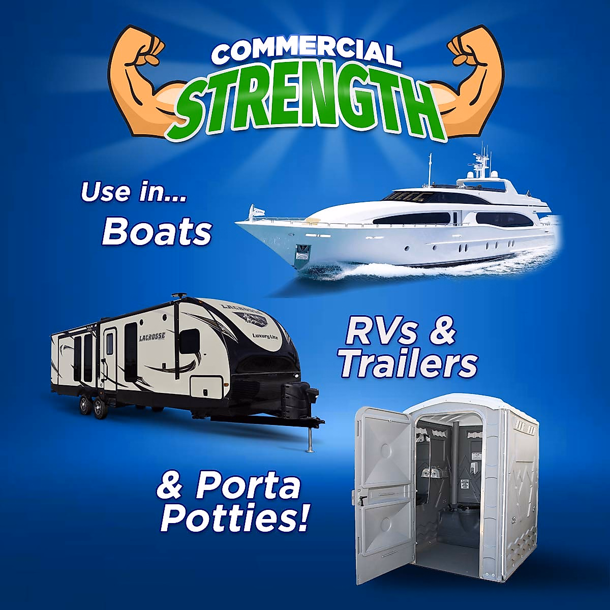 Green Gobbler Holding Tank Deodorizer and Treatment | RV, Marine & Porta Potty Treatment | Prevents Clogs & Waste Build-Up (10 Pod Pouch)