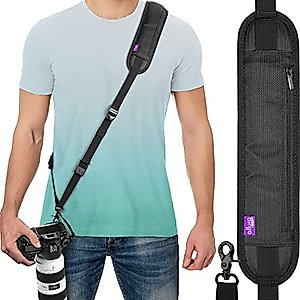 Altura Photo Camera Neck Strap w. Quick Release & Safety Tether - Camera Straps For Photographers - Adjustable DSLR Camera Strap for Sony, Nikon & Canon - Safe & Secure Camera Strap Quick Release