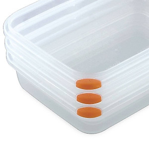 STERILITE Food Storage containers, 8.3 Cup, Orange