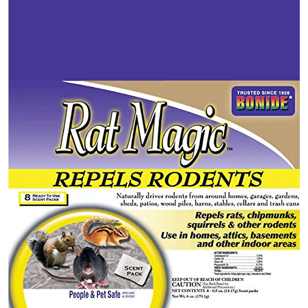 Bonide 8636 1.5oz Rat Magic Scent Packs