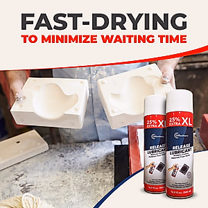 Silicone Mold Release Spray (1x16.9 floz/500ml) - Resin & Epoxy Release Agent for Smooth Mold Removal with Ease, Universal Use on Almost All Molds