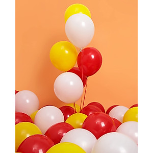Styirl White Party Latex Balloons - 100 pcs 5/10/12/18 inch Party Latex Ballons As Birthday Balloons/Merry Chritmas Balloons/Graduation/Balloons for Birthday/Baby Shower/Wedding/Party decorations