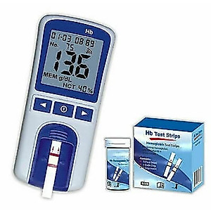 Digital Hb Hemoglobin Testing Meter with 50 Test Strips