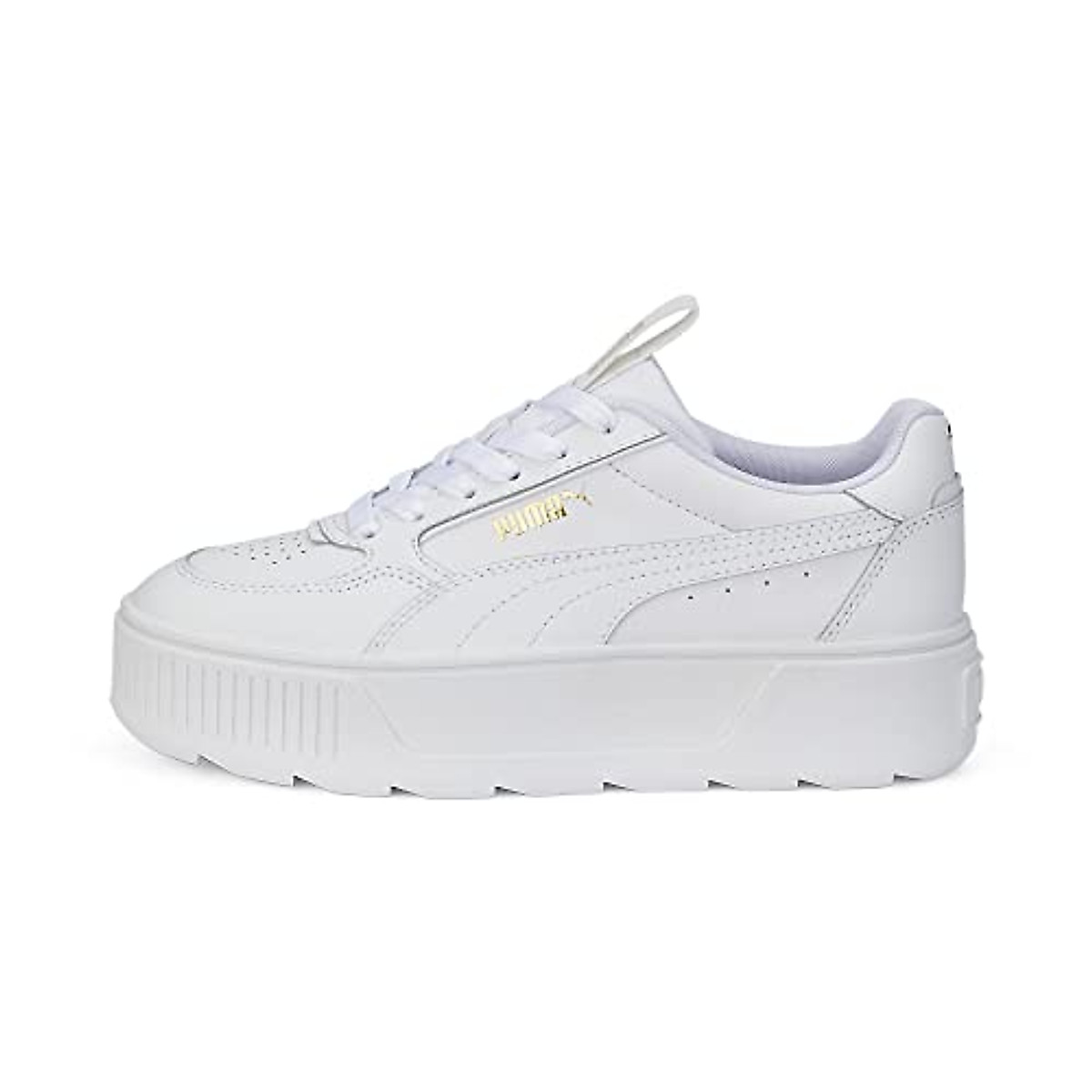 PUMA Womens Karmen Rebelle Sneaker, Womens White Womens White, 7