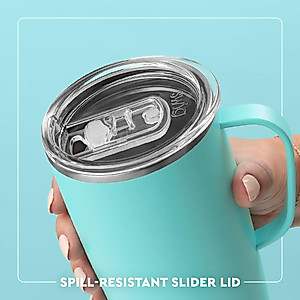 Swig Life 22oz Travel Mug, Insulated Tumbler with Handle and Lid, Travel Coffee Mug, Cup Holder Friendly Travel Mug, Stainless Steel 22 oz Tumbler, Reusable Insulated Tumbler (Sweet And Spooky)