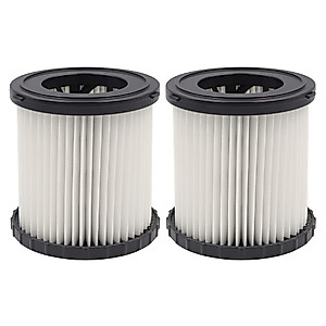 2 Packs of DCV5801H Wet/Dry Vacuum Hepa Replacement Filter, Suitable for dowalt DCV580 and DCV581H, Washable and Reusable