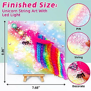 noonimum String Art Kit, 3D String art, arts and crafts for kids ages 6-12, toys for 6-12 year old Children, girls crafts ages 6-12