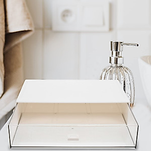 BESPORTBLE Box Drawer Storage Box Eyeshadow Palettes Holder Stationery Storage Container Plastic Table Drawer Plastic Drawer Storage Drawers Organizer Make up Office Bathroom Cabinet