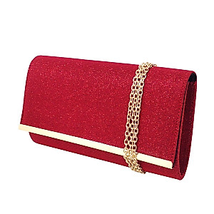 Glittering Evening Clutch (Red)