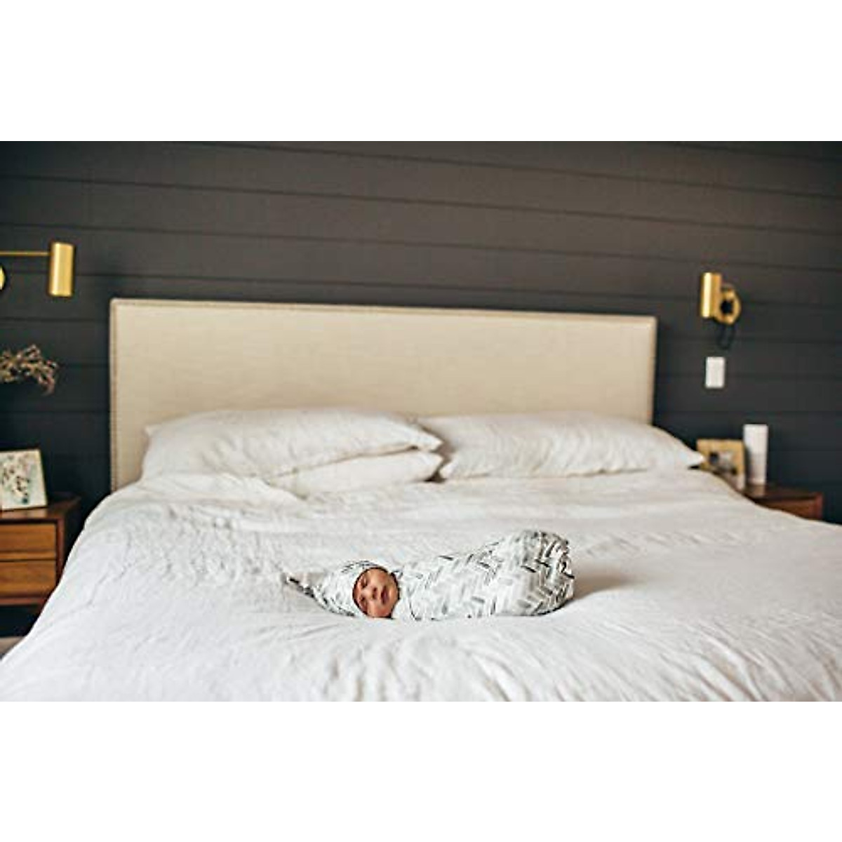 Copper Pearl Large Premium Knit Baby Swaddle Receiving Blanket Alta