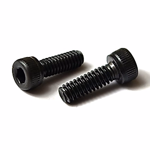 M2 Alloy Steel Hex Socket Head Cap Screws,12.9 Grade,Full Thread,Metric,Knuled Head Bolt Black 50pcs (M2 x 7mm)