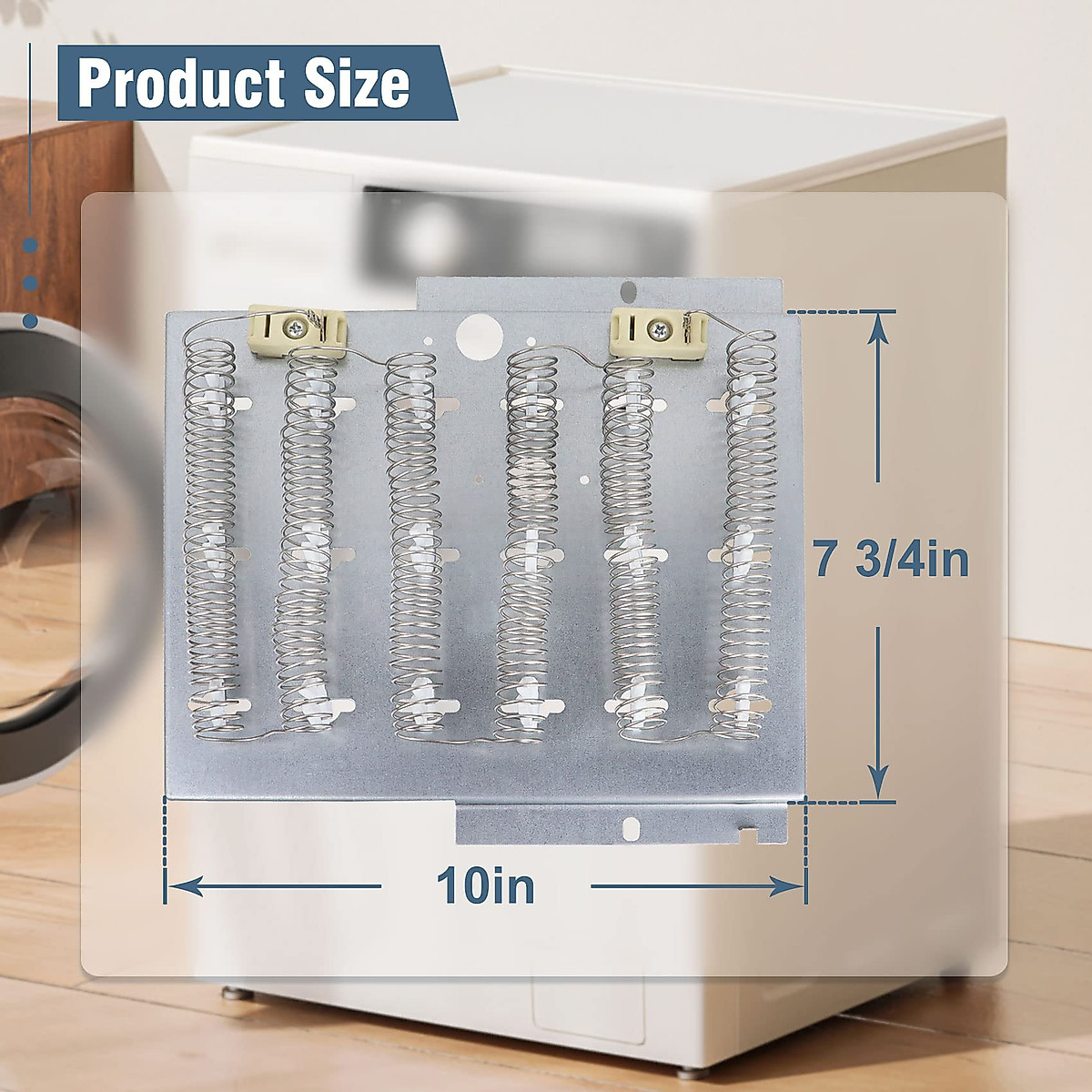 503978 61927 Dryer Heating Element Kit for speed queen, amana, admiral, crosley, maytag, magic chef, Replaces 964p3, 510329, Y503978, R0610067, 56047, 14218929-1 YEAR WARRANTY