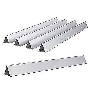 SHINESTAR 22.5-Inch Durable Flavorizer Bars Replacement for Weber Spirit 300 Series, Genesis Silver/Gold B & C (Side Control) Grill Parts, Stainless Steel, 5-Pack