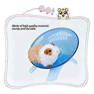Hamster Flying Saucer, Hamster Wheel Hamster Exercise Wheels Hamster Running Wheels Rat Flying Saucer Exercise Wheel for Hamsters Gerbil Mice Guinea Pig Small Animal