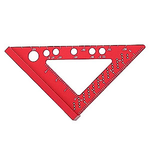 Miter Ruler, Carpenter Square Multipurpose Clear Scales Aluminum Alloy for Home