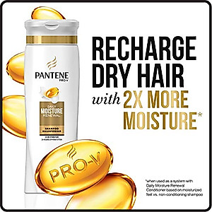 Pantene Pro-V Daily Moisture Renewal Shampoo, 25 Fl Oz
