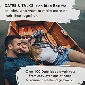 The Perfect Couples Gift for Anniversary, Valentines Day, Christmas, Wedding or Birthday - For Partner, Husband, Wife, Him, Her, Men, Women - Over 100 Date Night Ideas and Question Cards!