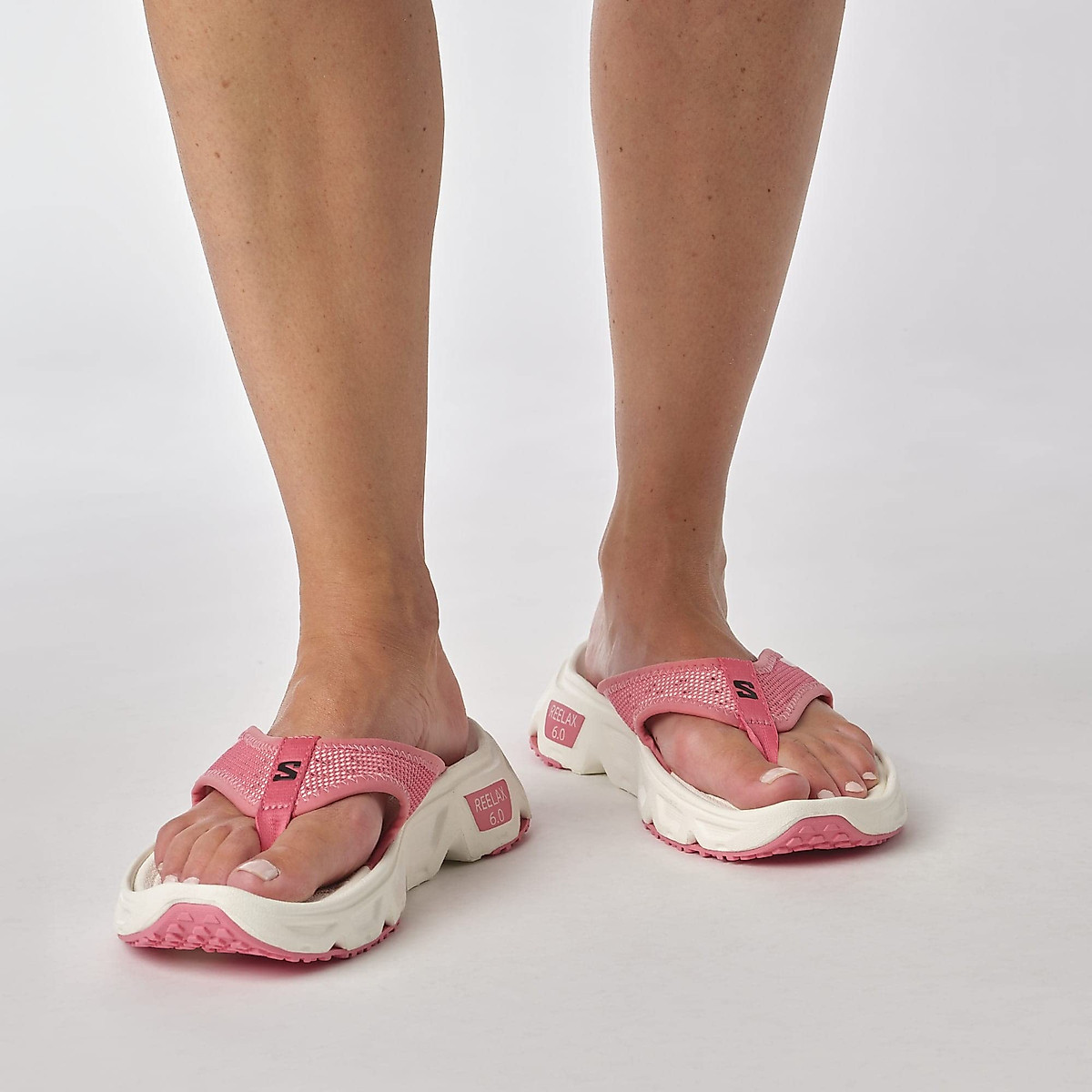 SALOMON Women's Walking Loafer, Tea Rose Vanilla Ice Tea Rose, 8.5