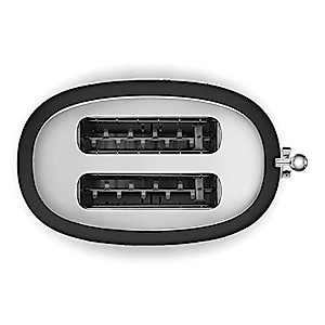 SMEG 50's Retro 2 Slice Toaster, Matte Black