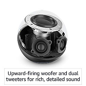 Echo (4th Gen) | Charcoal with Sengled Bluetooth Color bulb | Alexa smart home starter kit
