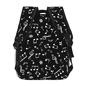 ROSIHODE Piano Music Note Backpack,Fashion Travel Hiking Camping Daypack Computer Backpacks Bookbag for Men Women
