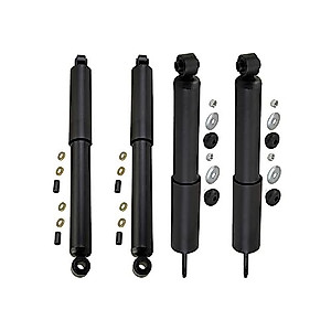 AUTO DN 4pc Front Rear Shock Absorbers For Ford Bronco 1966-1977 For Ford F-100 1965-1969 For Ford F-250 1975-1979 For Ford F-350 1967-1979