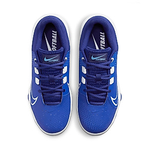 Nike Women's Hyperdiamond 4 Pro Molded Softball Cleats Royal | White Size 6 Medium