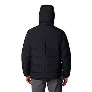 Columbia Men's Aldercrest Down Hooded Jacket, Black, X-Large