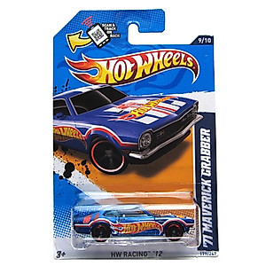 Hot Wheels HW Racing '12 Blue '71 Maverick Grabber 9/10 #179/247