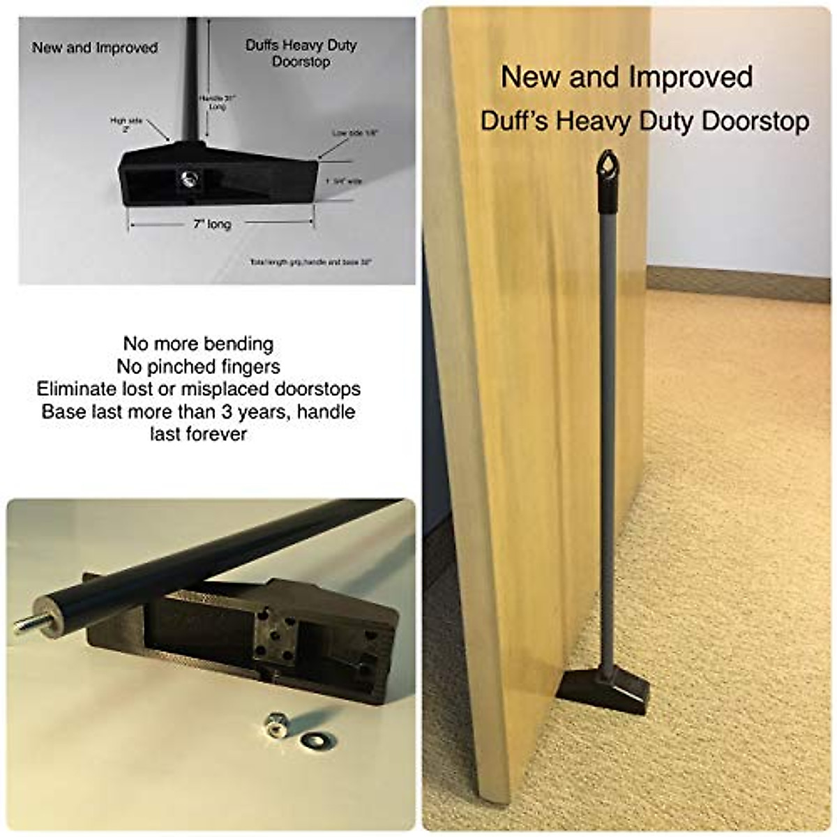 Duff Handle doorstops (PVC)