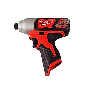 Milwaukee 2462-20 M12 12-Volt Li-ion 1/4" Cordless Hex Impact Driver Bare Tool