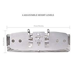 KANKA Grill XL Grill Basket. DOUBLE the size of regular baskets! 100% Stainless Steel