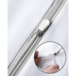 3Pcs Durable Fine Mesh Washer Bags For Delicate Clothes. Suitable For Full-size Washing Machines and Portable Washing Machines, 12 x 16 inches (XYD-6)