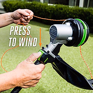 EGO Power+ ST1520 15-Inch 56-Volt Cordless String Trimmer with POWERLOAD and Carbon Fiber Straight Shaft - Battery and Charger Not Included, Black