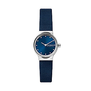 Skagen Women's Freja Two-Hand Blue Eco Leather Watch (Model: SKW3007)