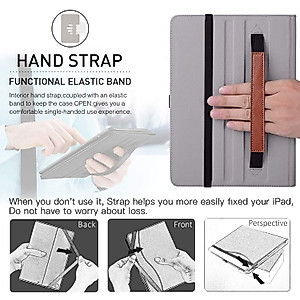 ZtotopCases for iPad 6th/5th Generation 9.7 Inch 2018/2017 iPad Air 2 & 1 Case, Premium PU Leather Business Folding Cover with Auto Wake/Sleep, Multiple Viewing Angles for iPad Air 2nd/1st Gen, Brown