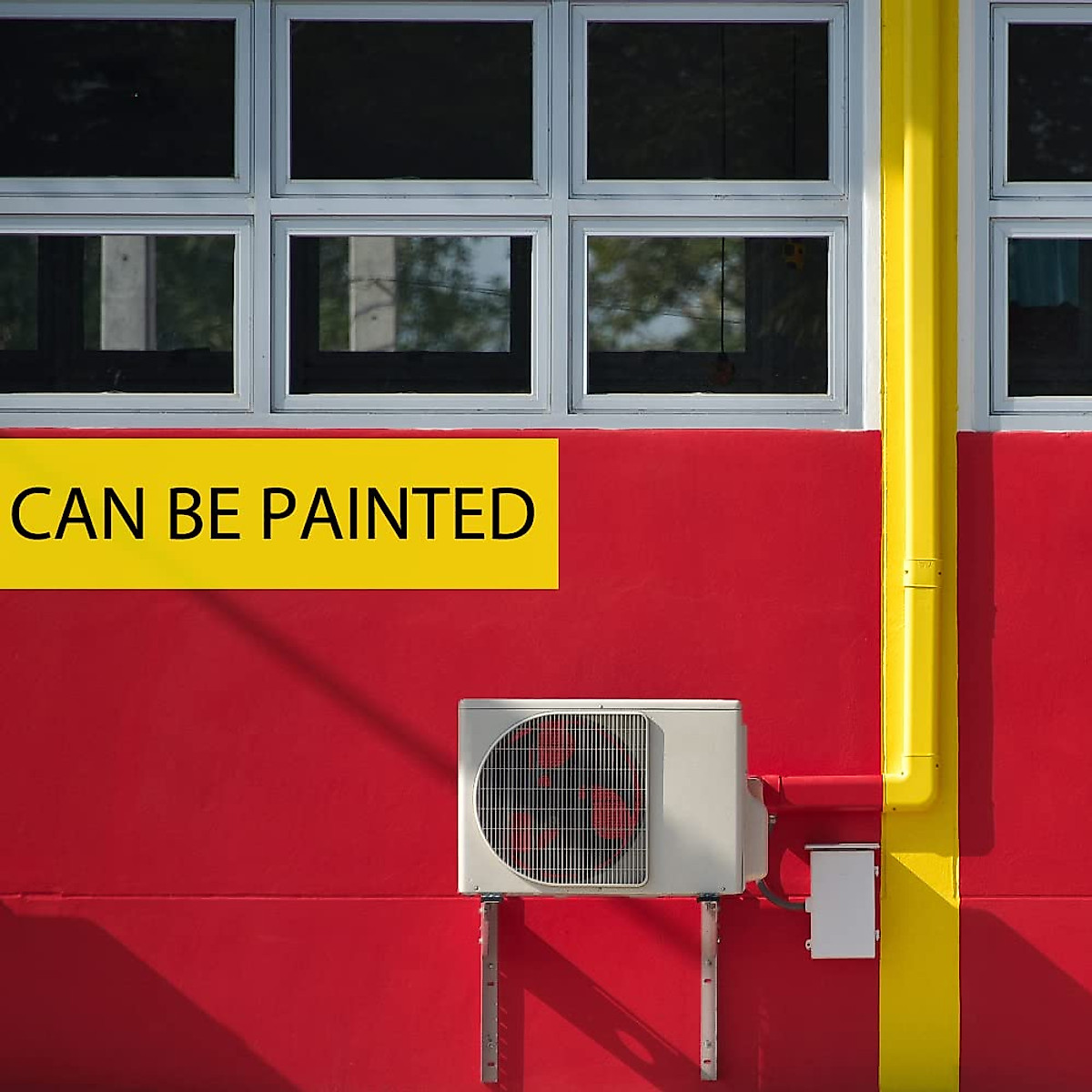 3" W 4.2Ft L Line Set Cover Kit for Mini Split Air Conditioners Decorative PVC Slim Line Cover for Central AC & Heat Pumps Systems Tubing Cover