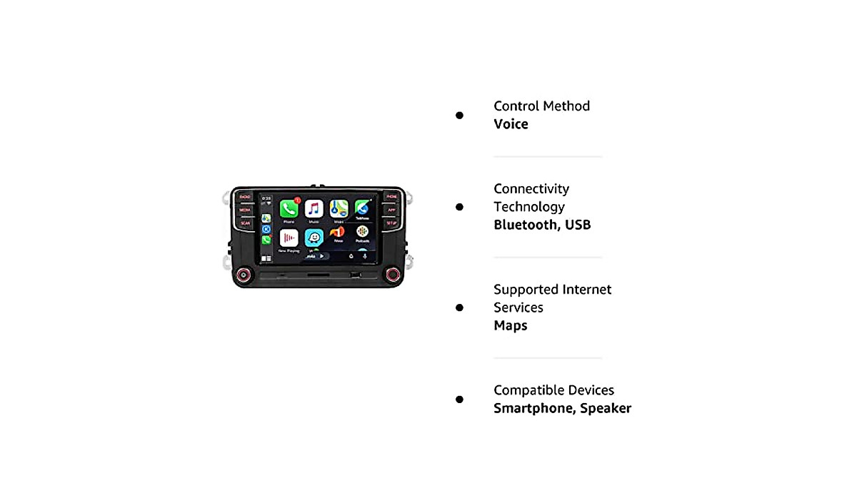 SCUMAXCON 6.5" Car Stereo RCD360 PROII RCD330 Carplay Android Auto ...