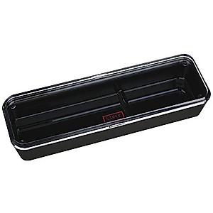 Pearl Metal HB-2912 Cutlery Case with Lid, Black, Made in Japan, Tsubamesanjo