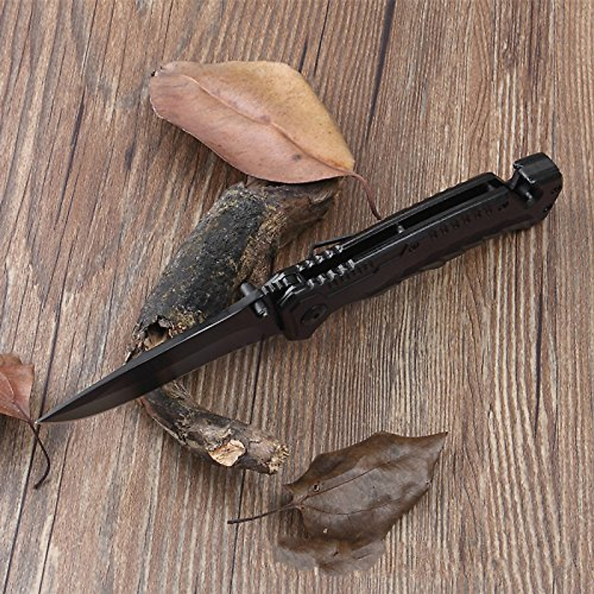 TANSOLE TAN SOLE Pocket Folding Knife with Pocket Clip for outdoor camping survival hunting (T-303)