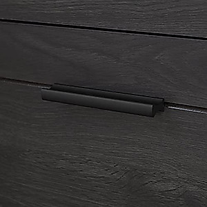 South Shore Fynn Nightstand with Cord Catcher, Gray Oak, 22.25 in x 16.5 in x 24.75 in (D x W x H)