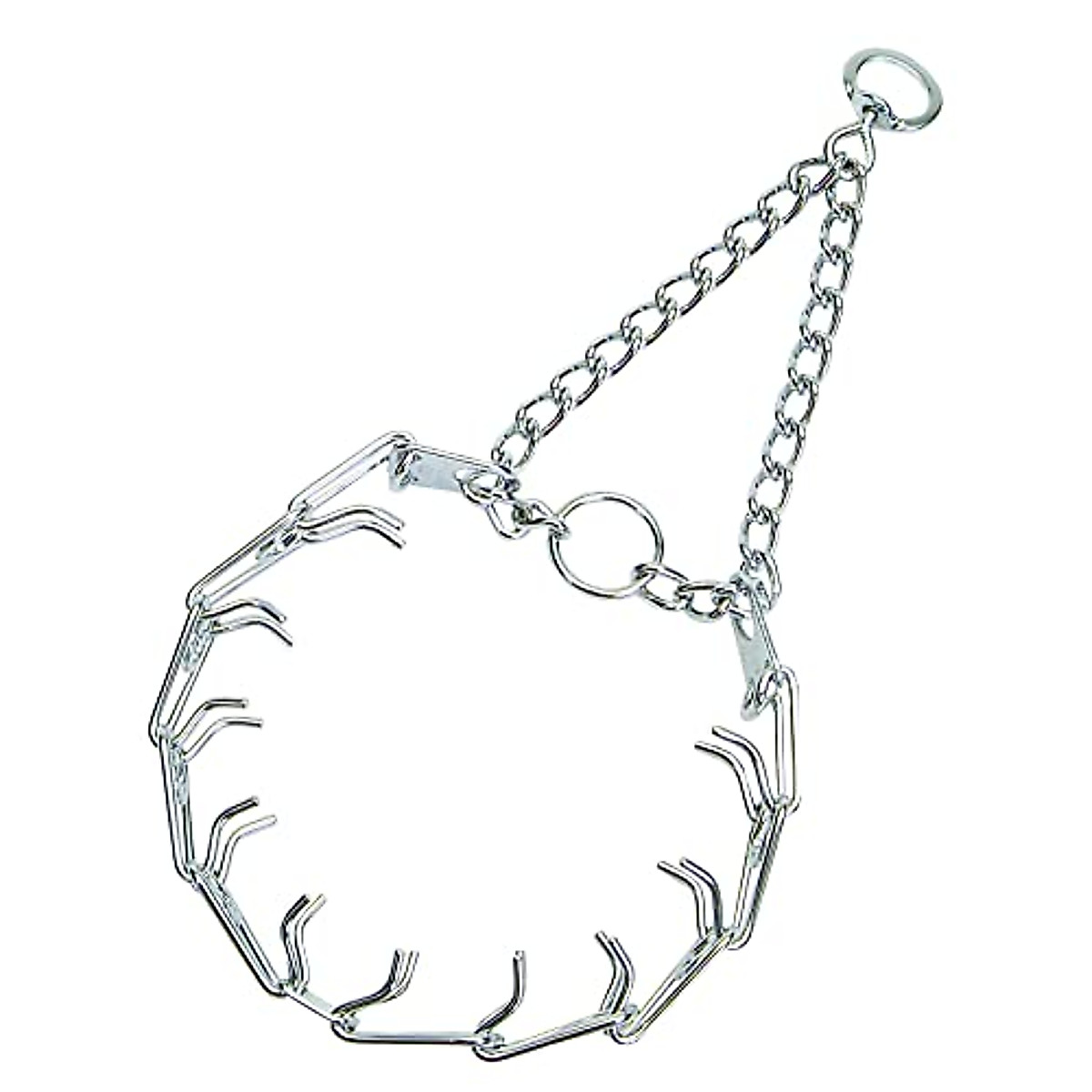 Herm SPRENGER Ultra-Plus Prong Dog Training Collar,  3.0 mm x 18" Neck Size, 3.0 mm x 20" Chain Length, Steel Chrome Plated Dog Prong Collar, Pinch Collar for Dogs, Dog Correction Collar