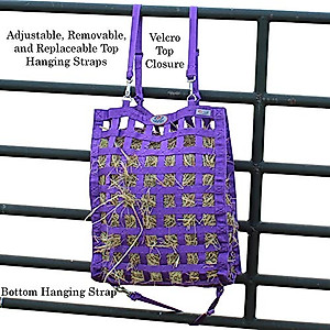 Derby Originals Superior Slow Feeder Horse Hay Bag with Super Tough Bottom and 1 Year Warranty
